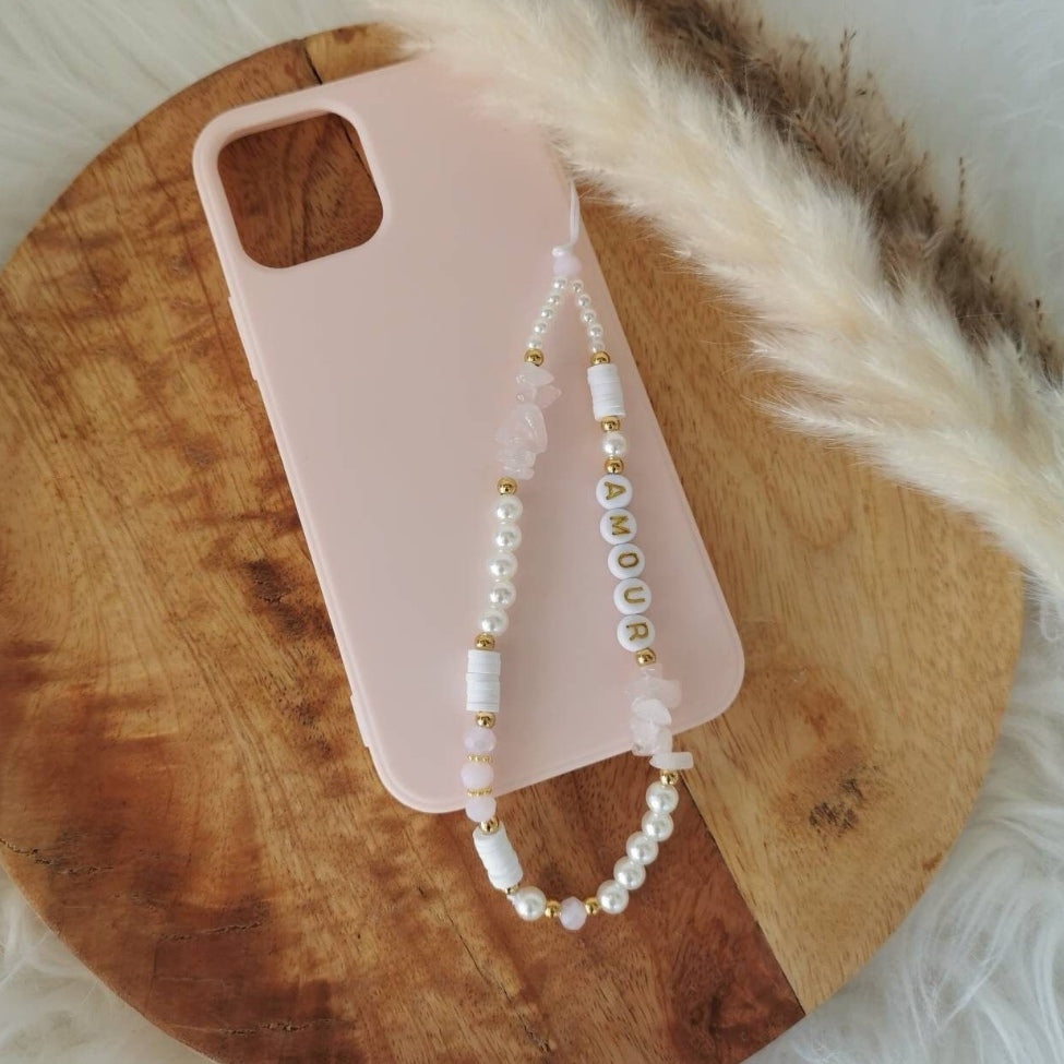 BIJOU DE TÉLÉPHONE - ROSE – Madoucejewelry